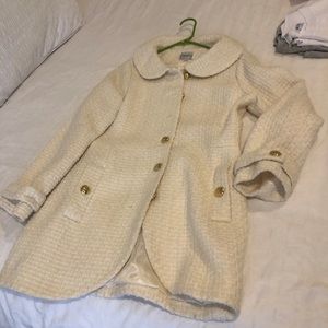 Leona Edminston | Jackets & Coats | Leona Pea Coat With Gold Buttons ...